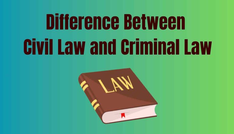 Civil Law vs Criminal Law: Key Differences and Examples
